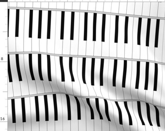 Piano Keys Fabric | Etsy