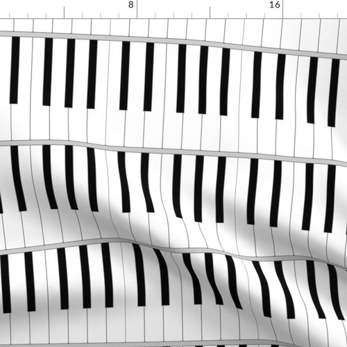 Keyboard Show Fabric 01920731 Pianoforte Keyboard - Etsy