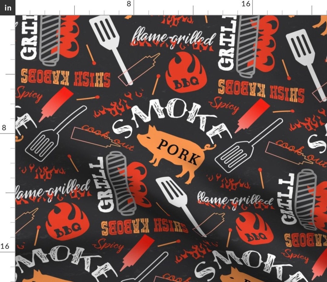 Barbecue on Black Fabric Barbecue on Black by Pixabo Cookout Barbecue ...