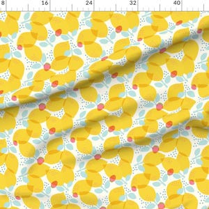 Summertime Apparel Fabric - Fresh Lemonade by Mariana_valladares ...