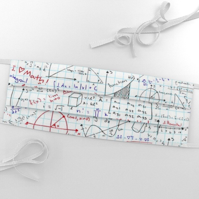 Maths Fabric Math Homework by Robyriker Mathematics Class | Etsy