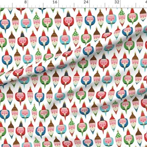 Gnome Ornaments Fabric Gnome for the Holidays by Retrorudolphs Gnome ...