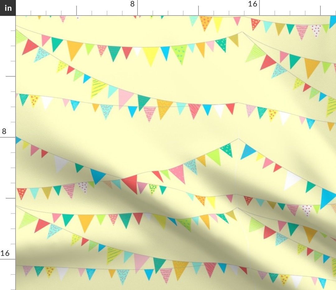 Celebration Decorations Bunting Fabric Circus Bunting by - Etsy