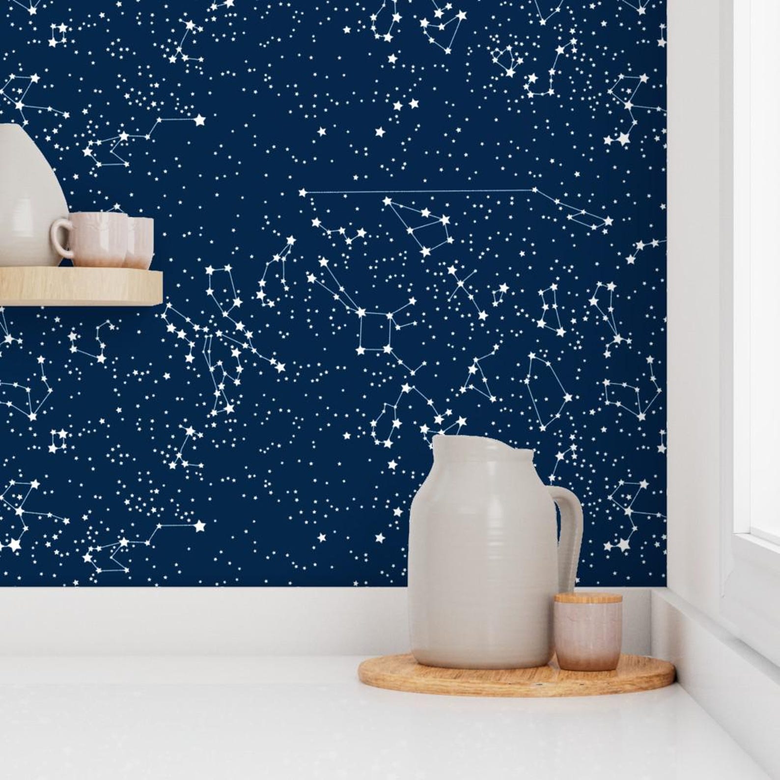 Constellation Wallpaper - "map" of Our Sky by Mariao - Stars Celestial ...