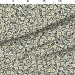 Money Fabric Dean's Big Money by Midcoast Miscellany Green Cash Money ...