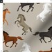 Wild Horses Fabric Running Wild by Floramoon Designs Wild - Etsy