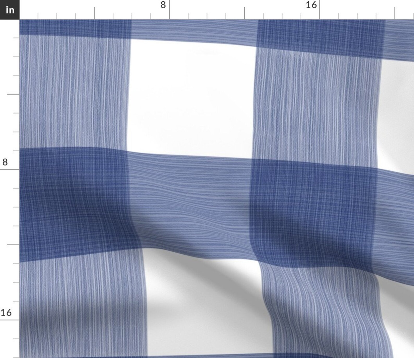 Blue Buffalo Plaid Fabric Blue Large 6 Buffalo Plaid - Etsy