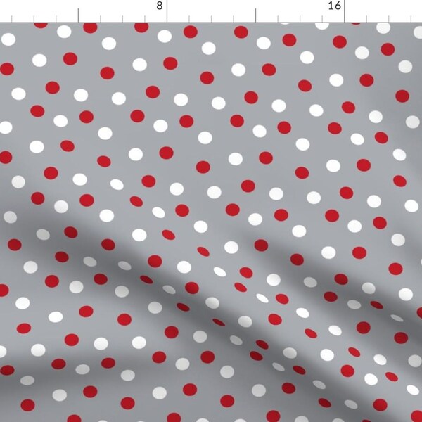 Red Gray Fabric - Etsy