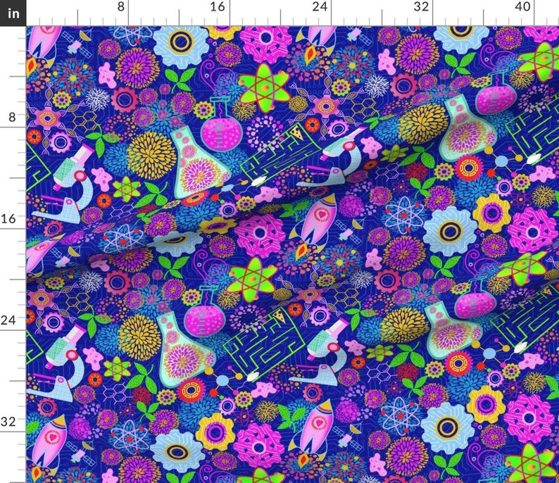 Space & Science Fabric Stem Princess Possessions by - Etsy