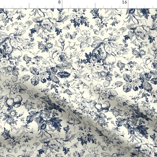 Floral Toile - Etsy