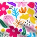 Happy Floral Upholstery Fabric Bright Floral Garden by Priraj_designs ...