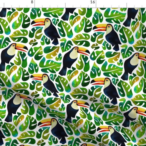Toucan Fabric - Etsy