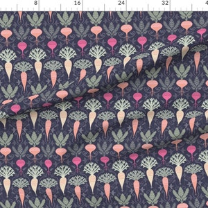 Carrot Beets Fabric Root Veggies Large by Katie Hayes | Etsy