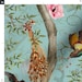 Romantic Chinoiserie Fabric - Vintage Tropical by Utart - Nostalgic ...