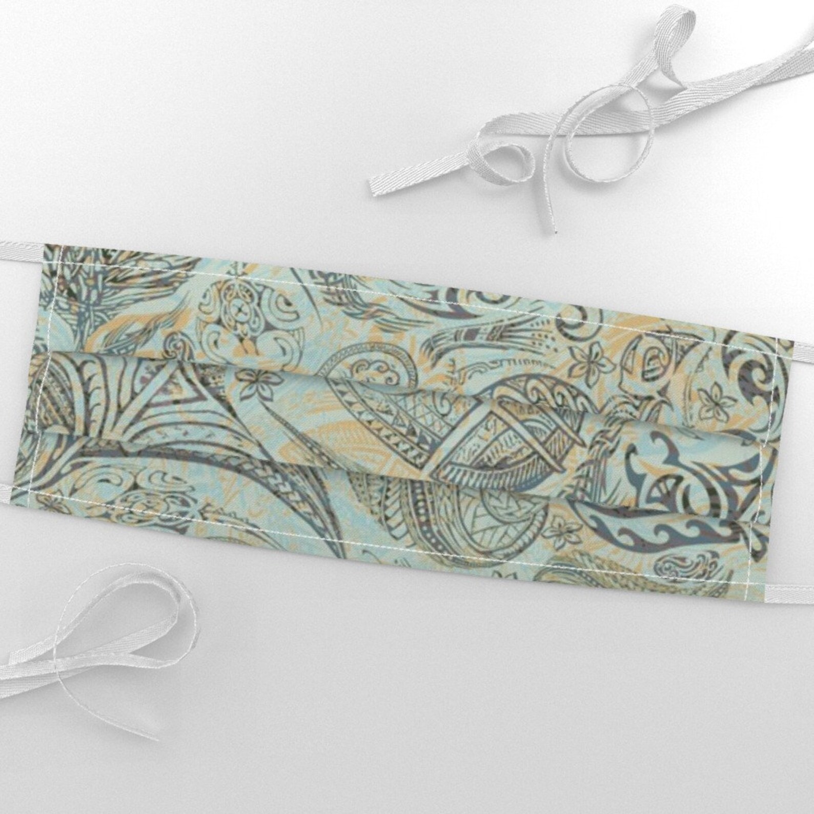 Manta Ray Fabric Hawaiian Hidden Pastel by Wren Leyland - Etsy