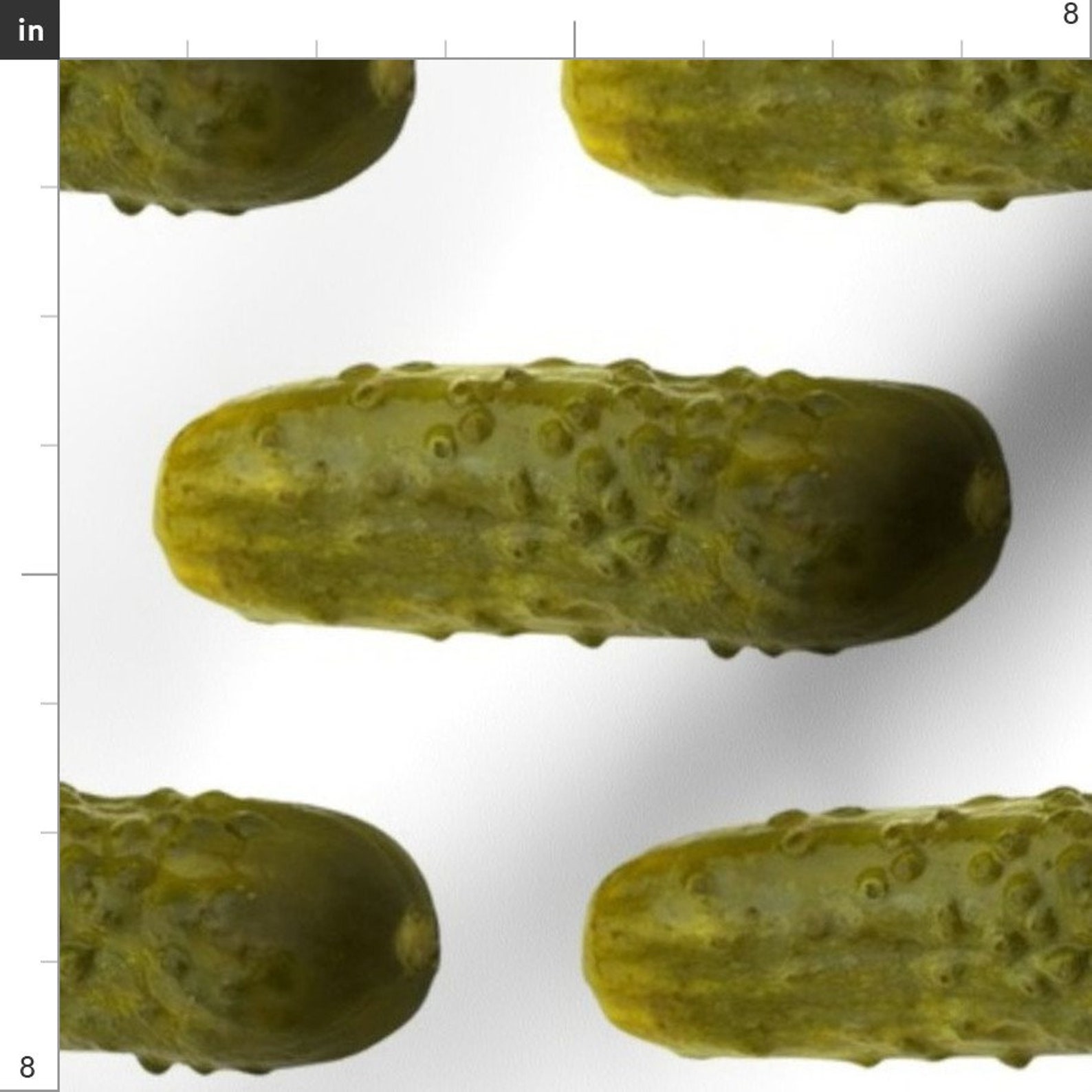 Pickle Fabric Big Pickles by Sufficiency Pickle Cotton - Etsy