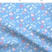 Navy Blue Boxer Dog Fabric Boxers Love Fabric Cute Valentines Hearts by ...