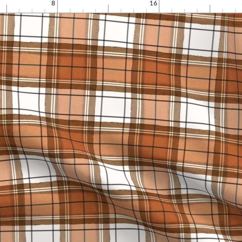 Fall Plaid Fabric - Etsy