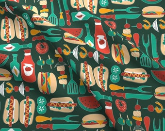 Bbq fabric | Etsy