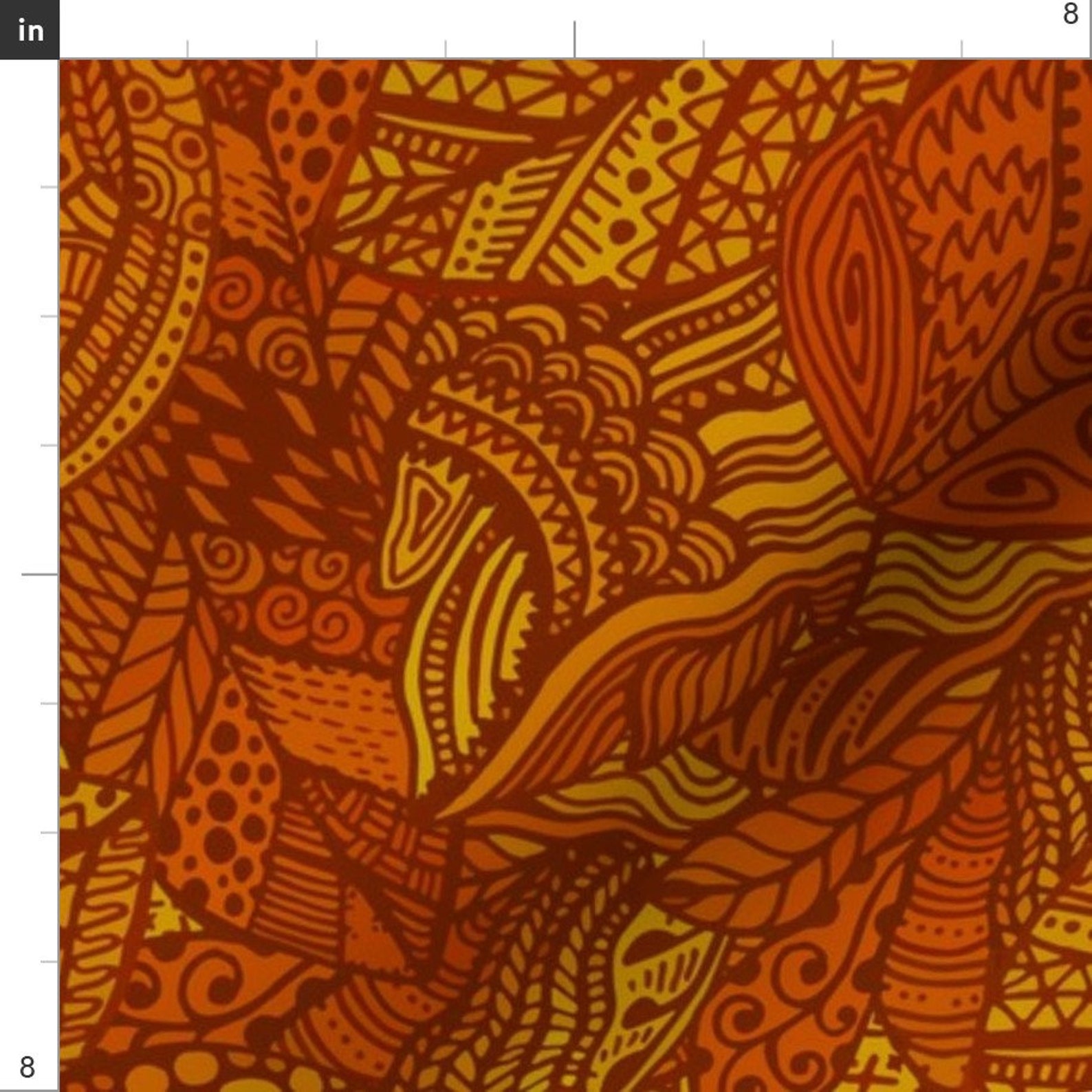 Rustic Fall Fabric Decorative Leaves of Autumn by Dunnspun - Etsy