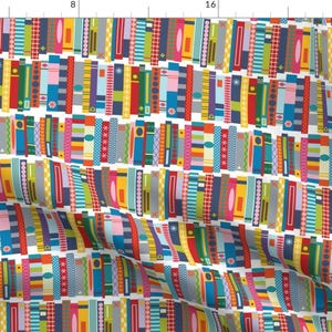 Library Books Fabric - I Love Books by Katerhees - Scandi Mod Library ...