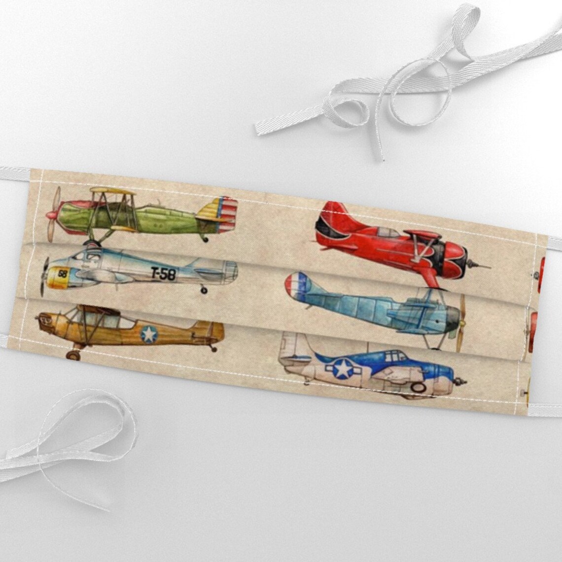 Airplane Vintage Models Aircraft Fabric Antiqued Planes - Etsy