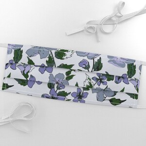 Watercolor Pansy Fabric Tranquil Pansies By Sixsie Lou | Etsy