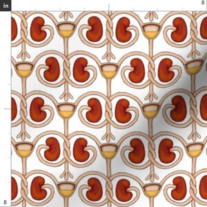Kidney Fabric Kidneys and Bladder by Sufficiency Biology Anatomy Body ...