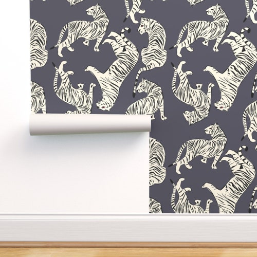 Women Flora Tiger Fabric Tropical Blossom Dance by | Etsy