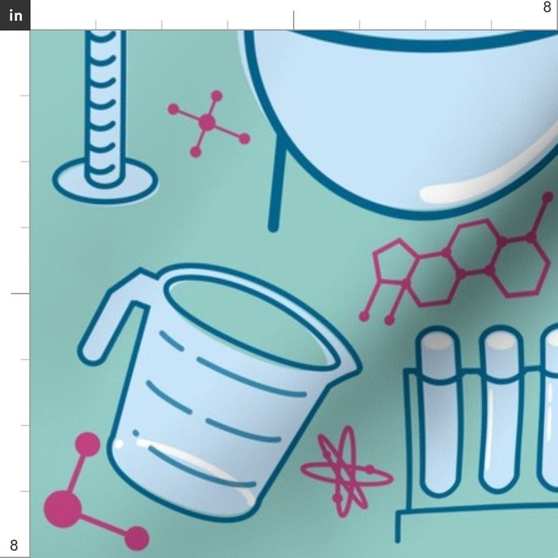 Science Fabric Science Lab by Annaboo Science Class - Etsy