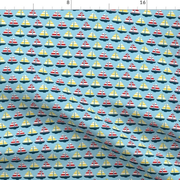 Sailboat Fabric - Etsy