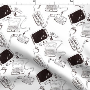 Computer Fabric Plugged in 2 by Kcs Electronics Vintage Computers ...