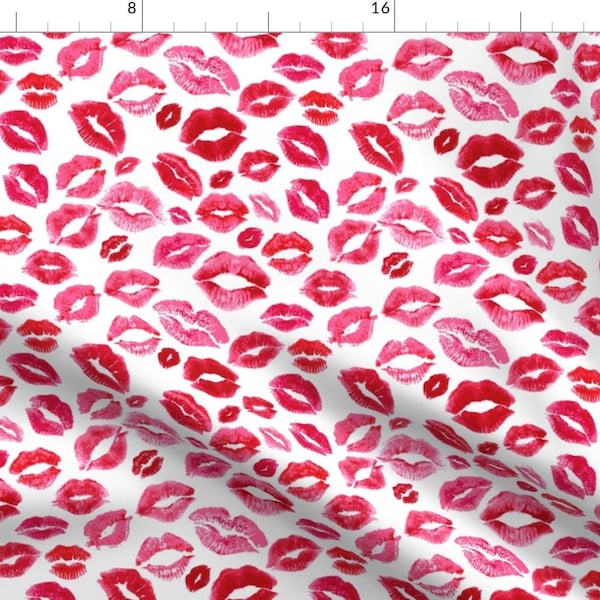 Kiss Lip Fabric - Etsy UK