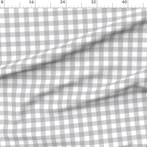 Plaid Upholstery Fabric- Grey Plaid by Jokalodesigns - Grey Check ...