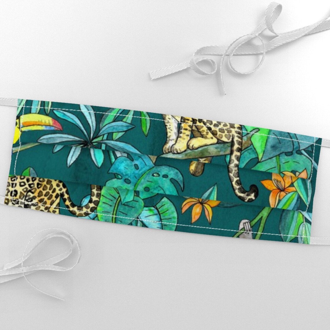 Rainforest Fabric Rainforest Friends Watercolor Animals on - Etsy