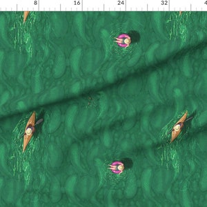 Green River Fabric Something in the Water by Beckersketch - Etsy