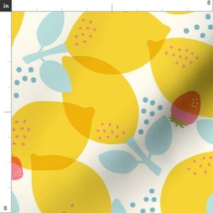 Summertime Apparel Fabric - Fresh Lemonade by Mariana_valladares ...