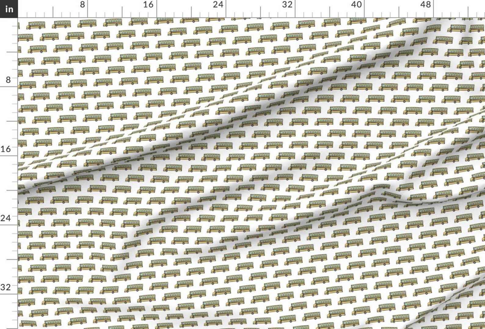 School Bus Fabric - School Bus Yellow by Littlearrowdesign - School Bus ...