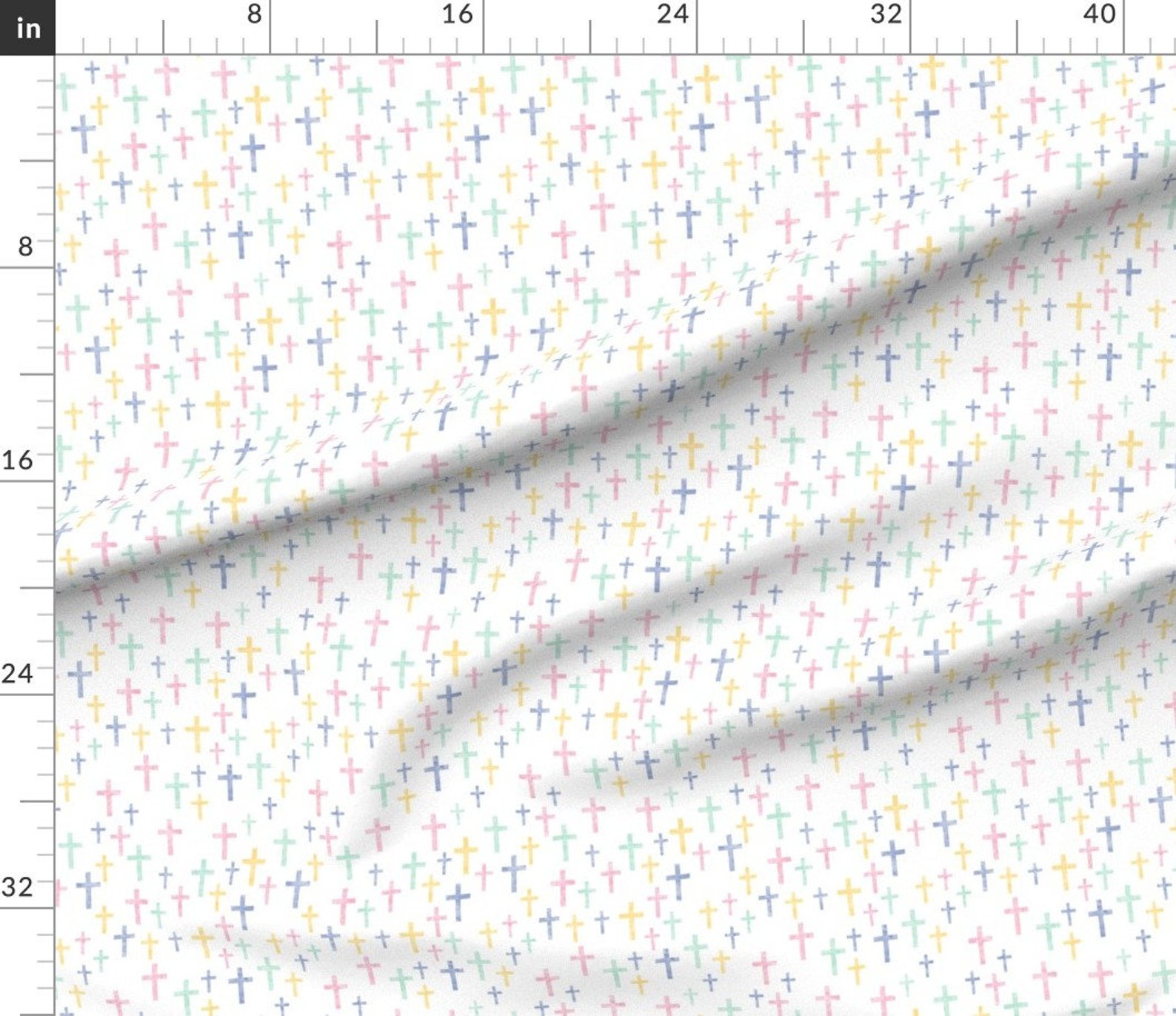 Cross Fabric Crosses in Watercolor by Littlearrowdesign - Etsy