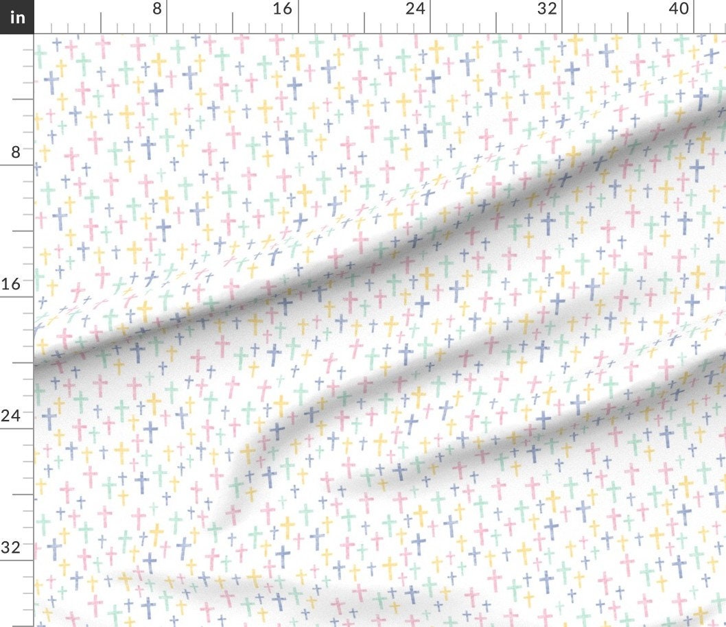 Cross Fabric Crosses in Watercolor by Littlearrowdesign | Etsy