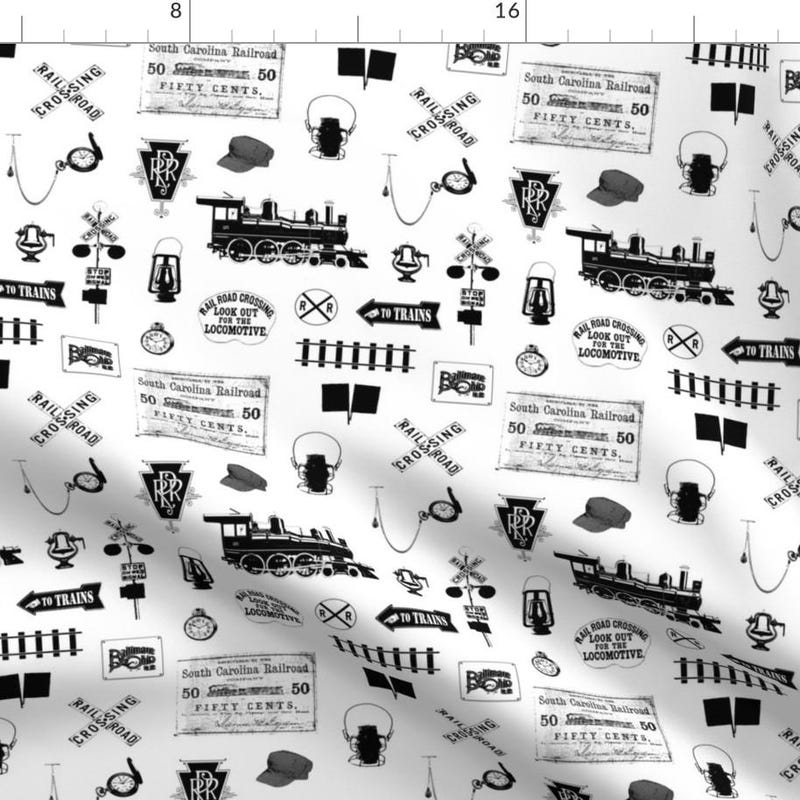 Train Fabric - Etsy