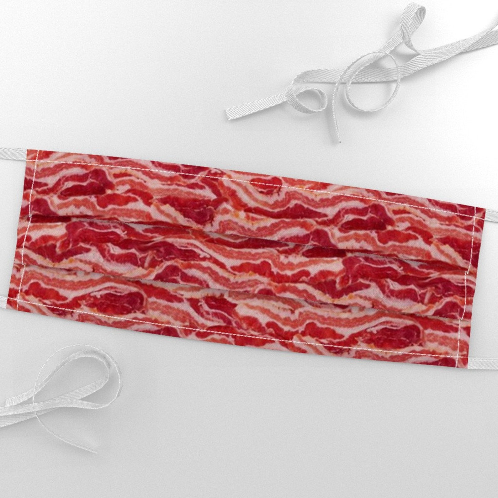 Meat Fabric Bacon by Sufficiency Meat Food Breakfast Pork - Etsy