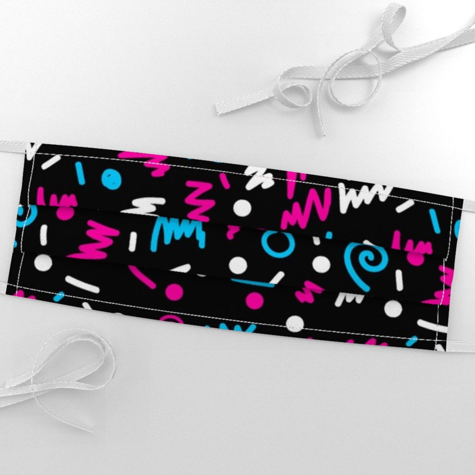 Memphis Fabric Memphis New by Charlottewinter Memphis 90s | Etsy