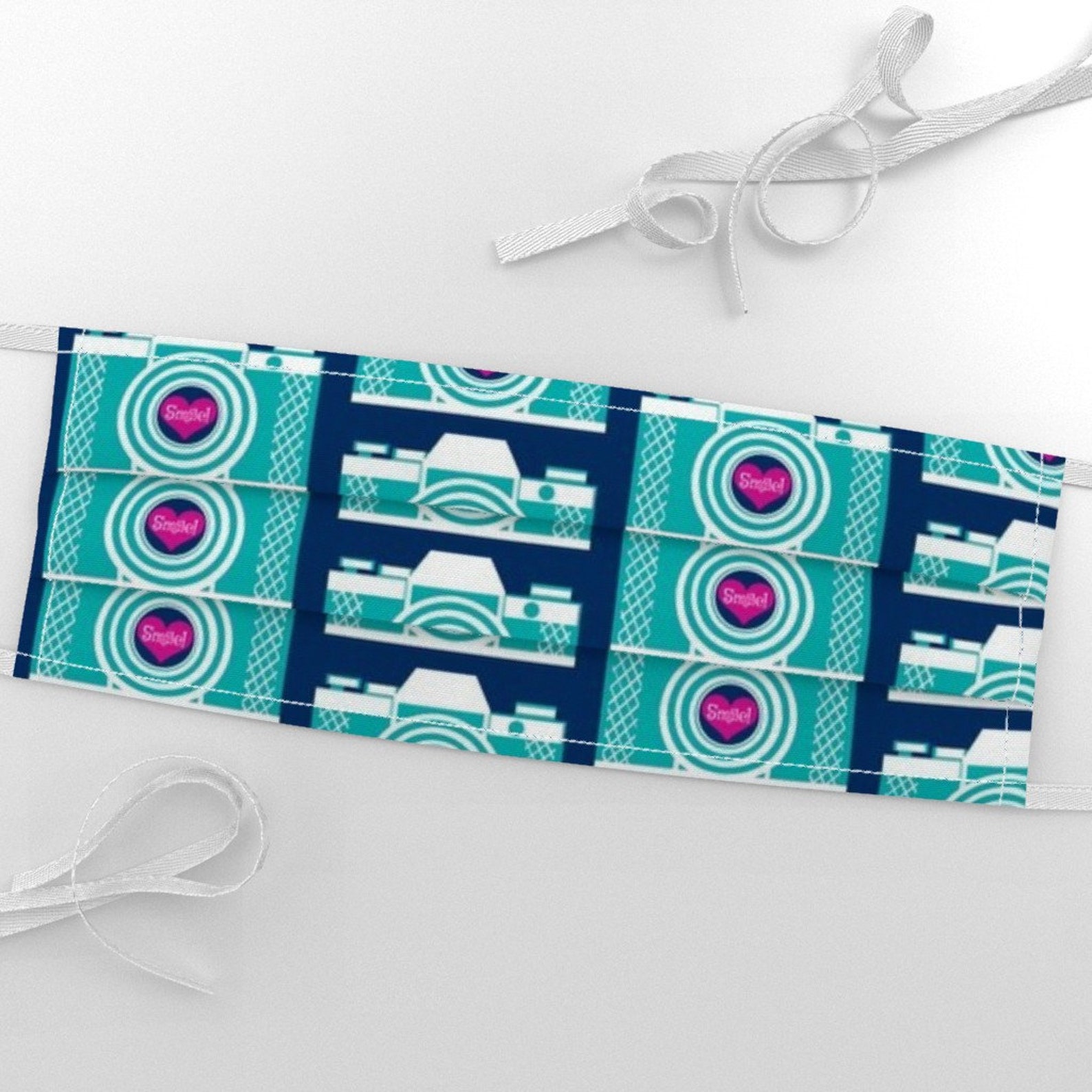 Cameras Fabric Retro Camera // Smile Say Cheese by | Etsy