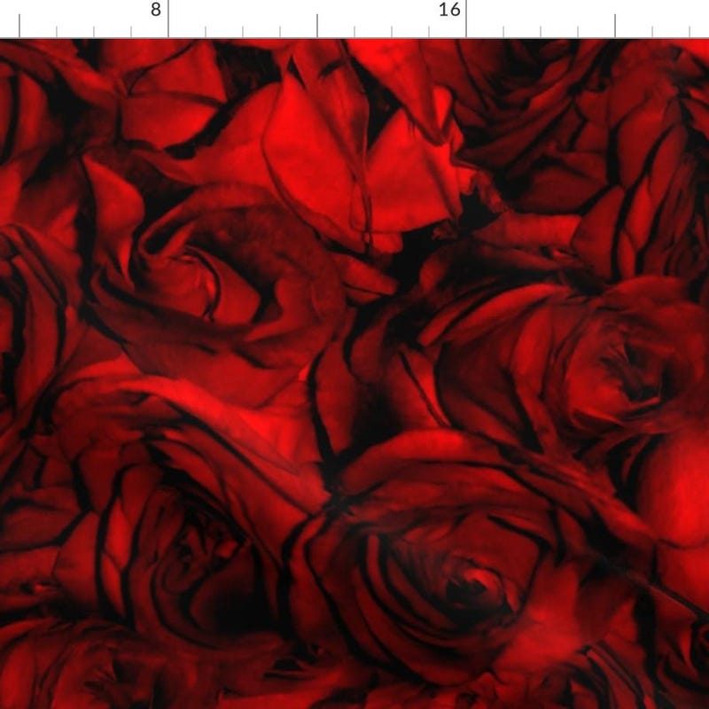 Rose Fabric - Etsy