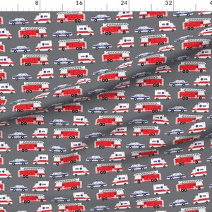 Ambulance Fabric large Scale First Responders Vehicles by ...