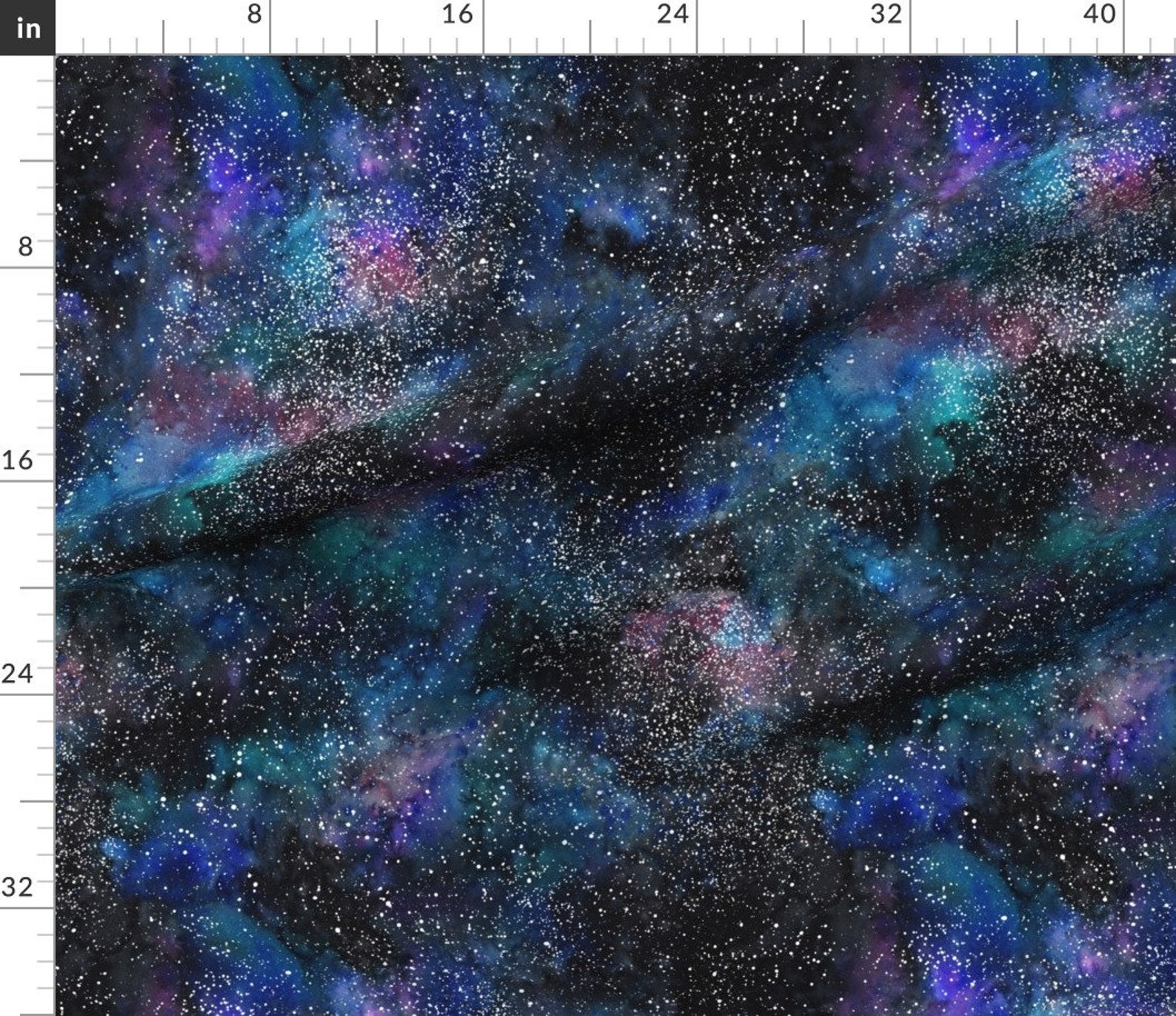 Space Galaxy Fabric Galaxy Deep Space Seamless Thousands of - Etsy