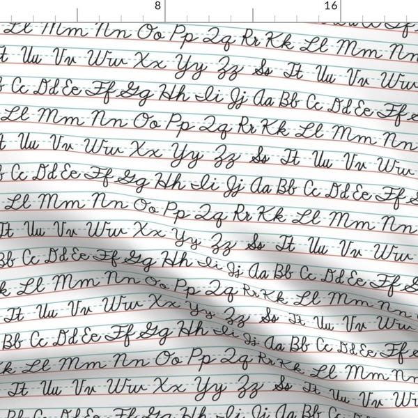 Handwriting Fabric - Etsy