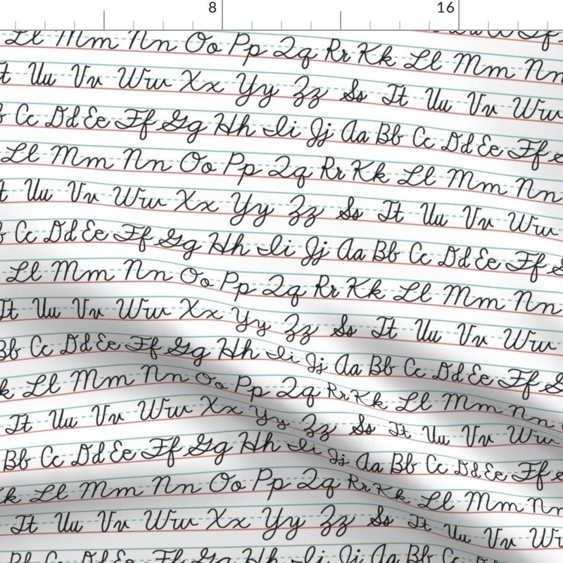 Handwriting Fabric - Etsy