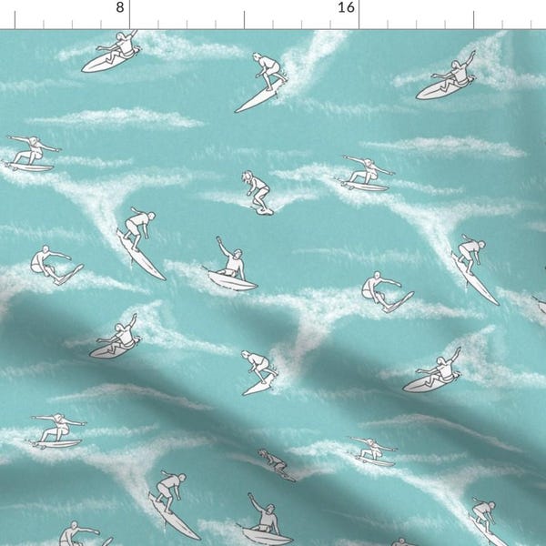 Surfing Fabric - Etsy